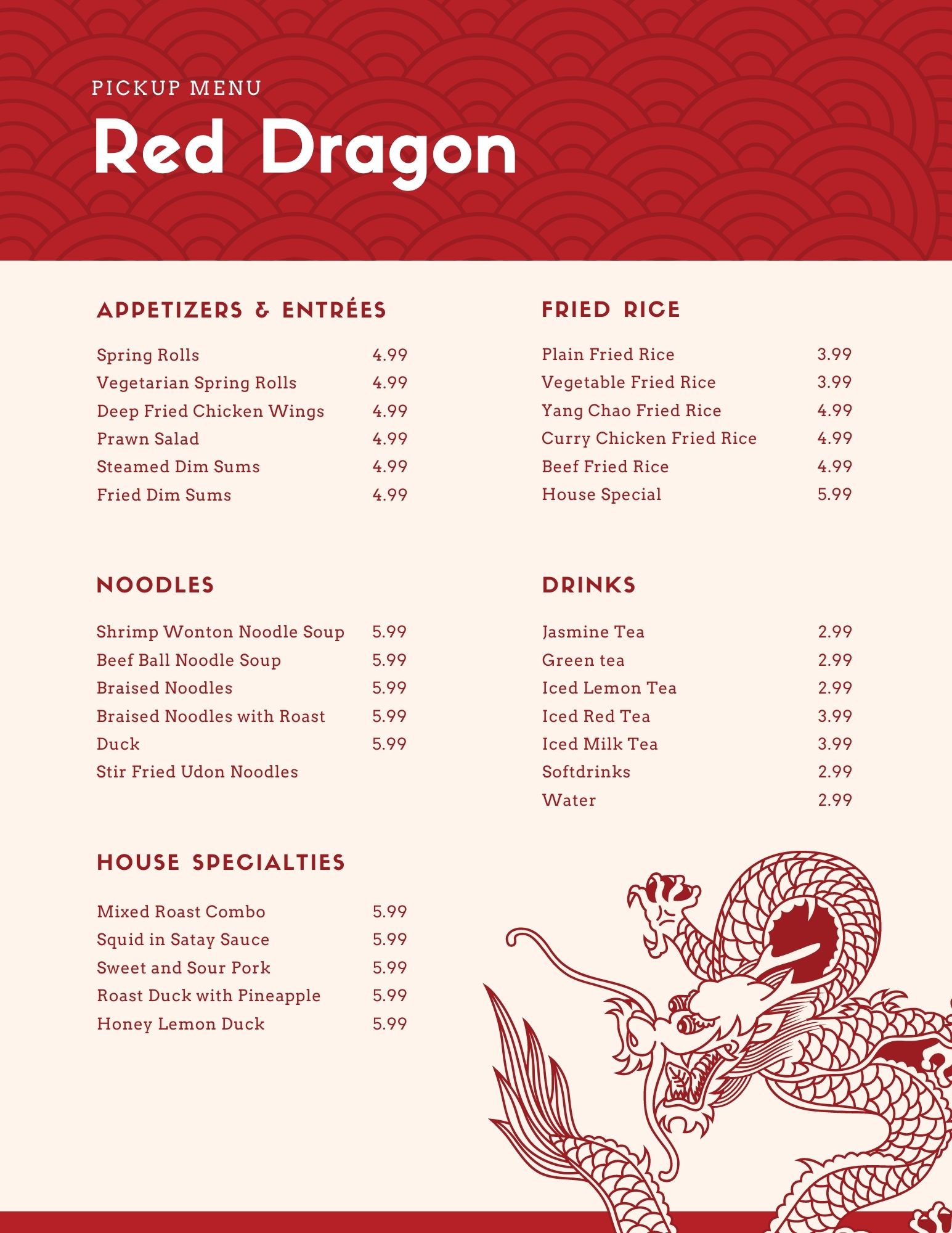 Restaurant PDF Menus - Customized And Branded For You